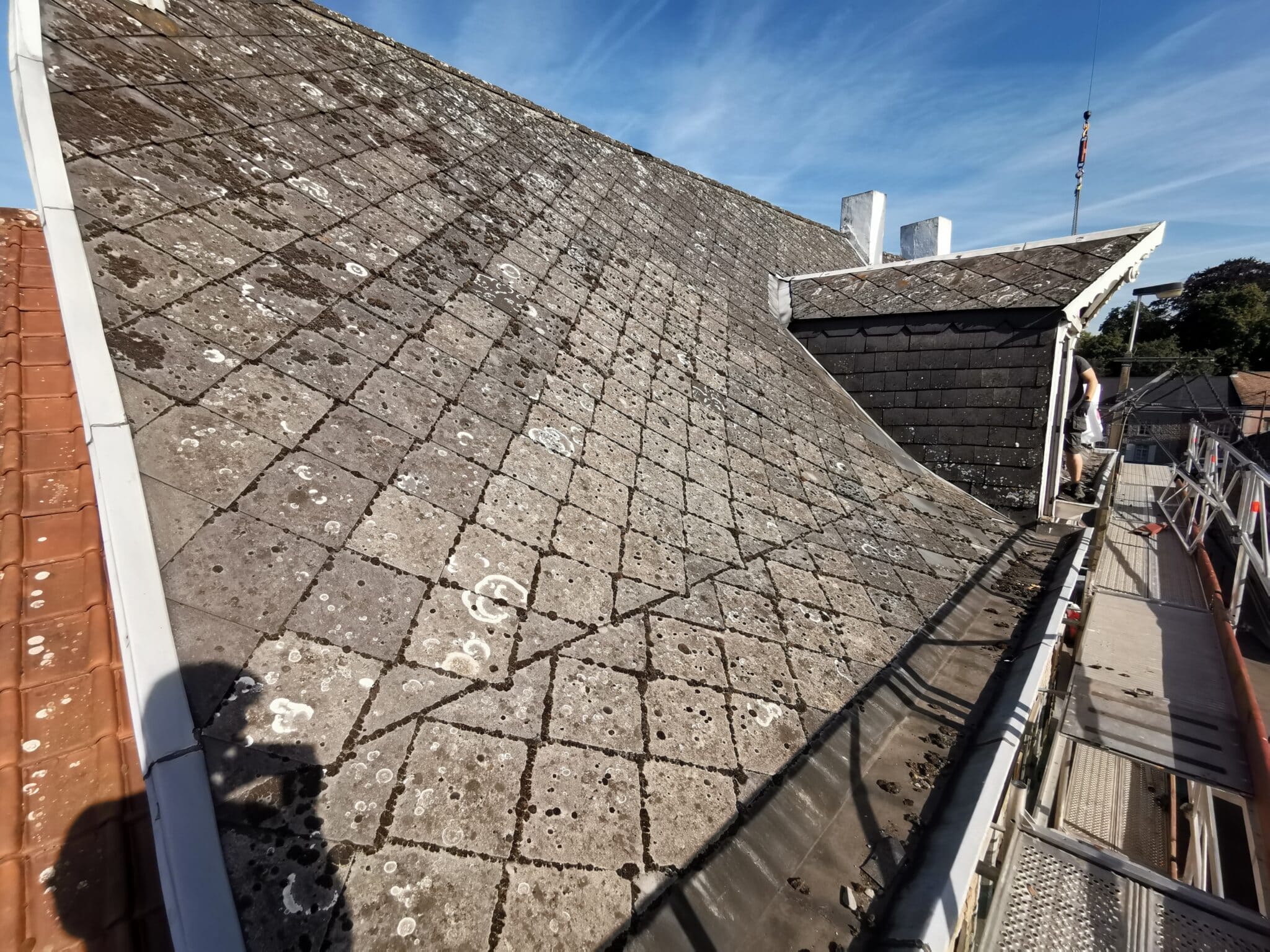 Chantier Ecaussinnes Ardoise New Stonit – Isolation Iko alu nf pro ...